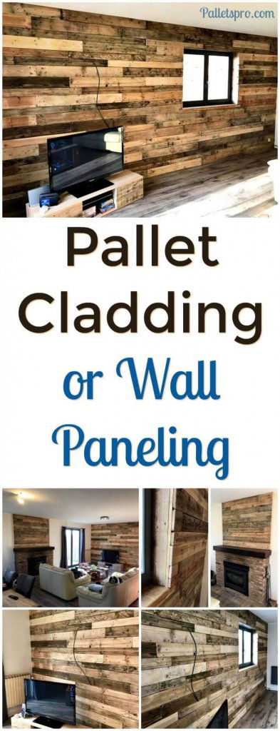 DIY Pallet Wall Paneling / Wall cladding - Pallets Pro
