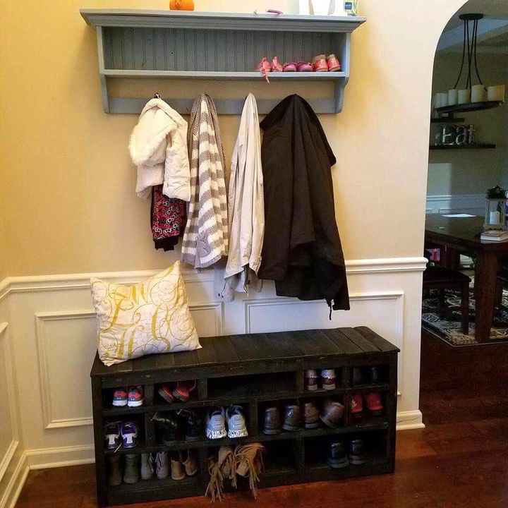 DIY Wooden Pallet Shoe Rack - Pallets Pro